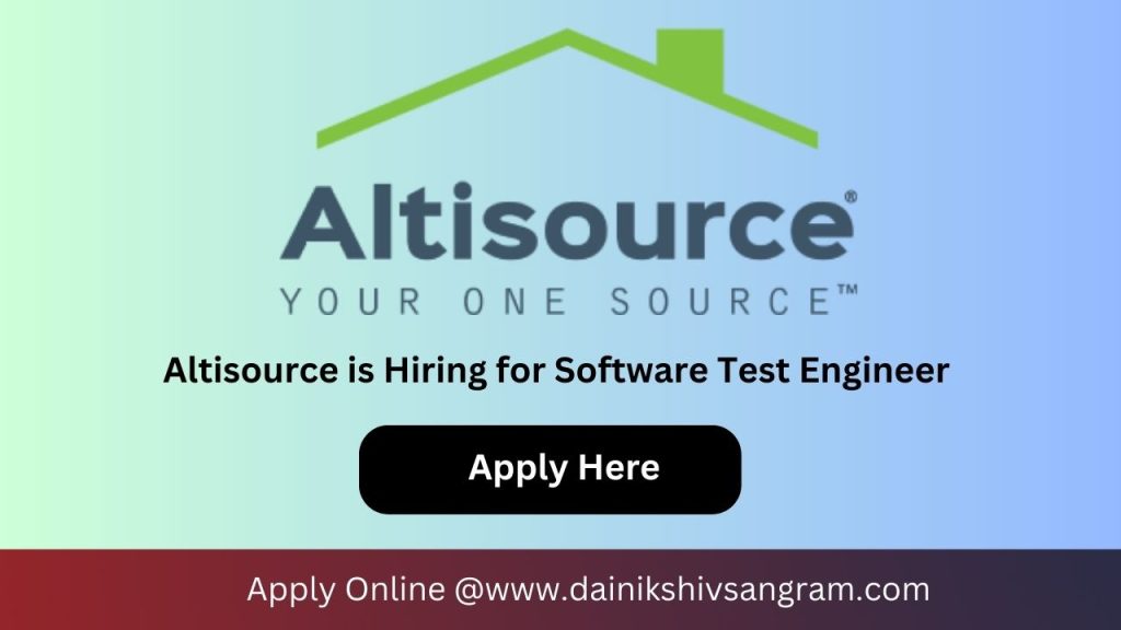 Altisource is Hiring for QA Software Engineer